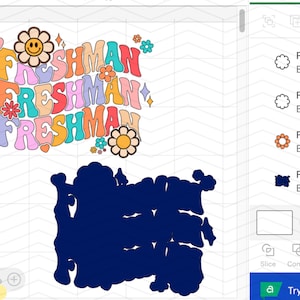 Retro Groovy Freshman Svg, Freshman Png, Floral Freshman Svg, Freshman ...