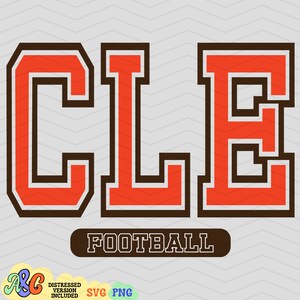 CLE Football Svg, CLE Football Png, Airport Code Svg Png, Airport Tag ...