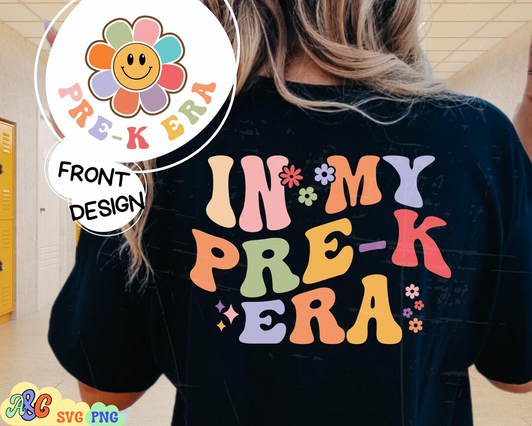In My Pre-k Svg Png, Teacher Era Png, in My Teacher Era Sublimation ...