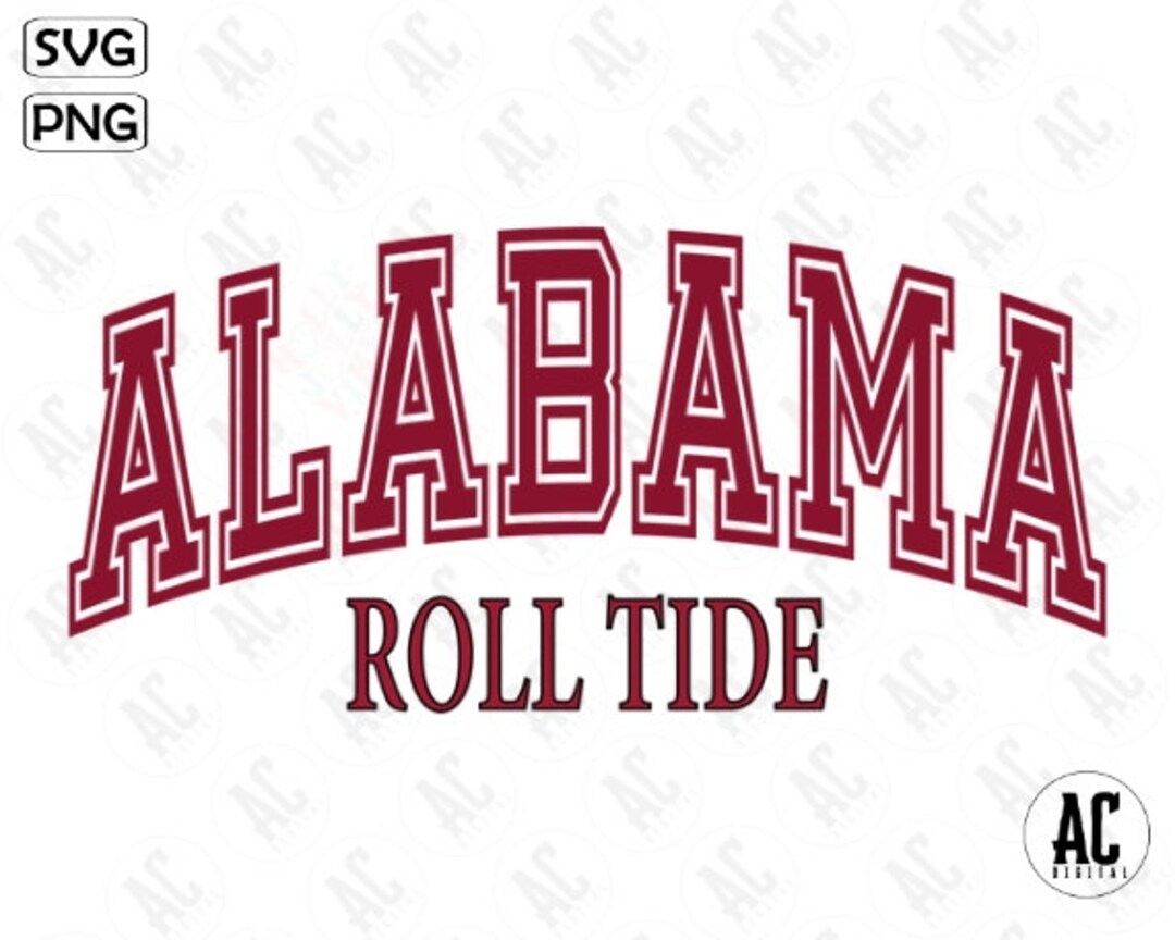 Roll Tide Svg Roll Tide Png State Svg Svg Files for Cricut - Etsy Israel