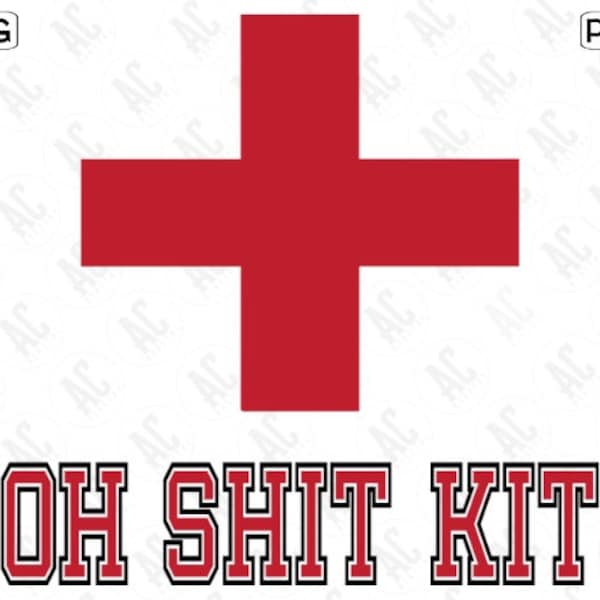 Travel Oh Shit Kit Svg - Etsy