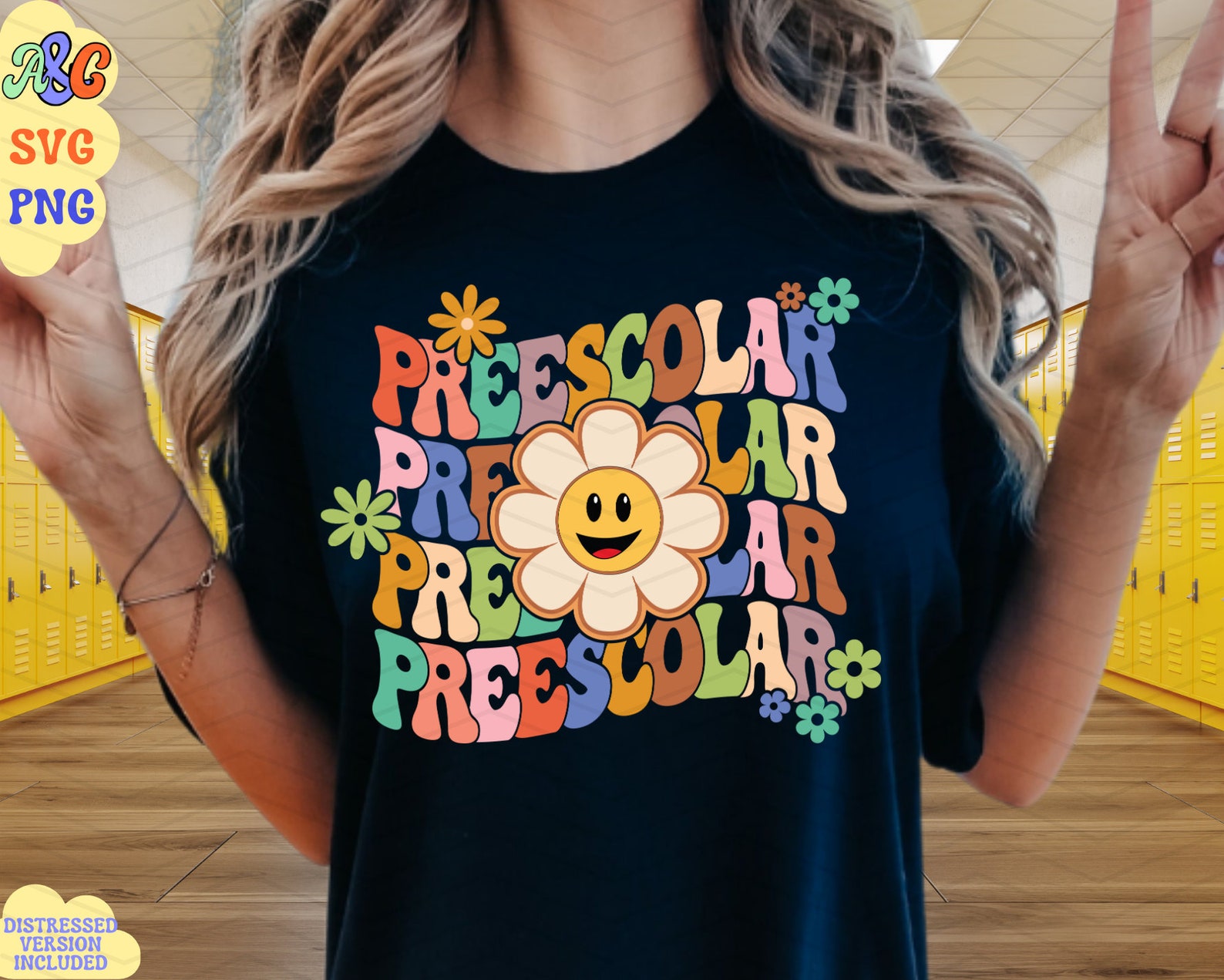 Maestra Png, Maestra Svg, Preescolar Svg, Preschool Svg, Groovy Teacher ...