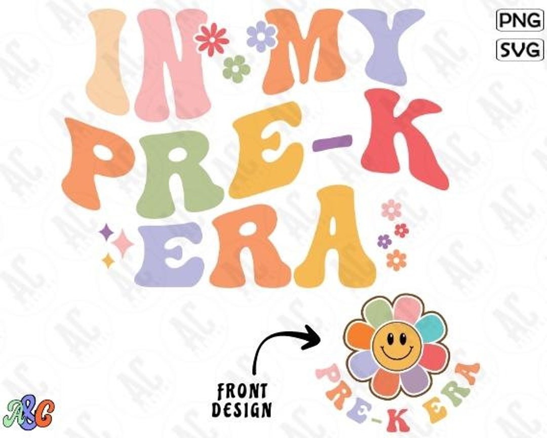 In My Pre-k Svg Png, Teacher Era Png, in My Teacher Era Sublimation ...