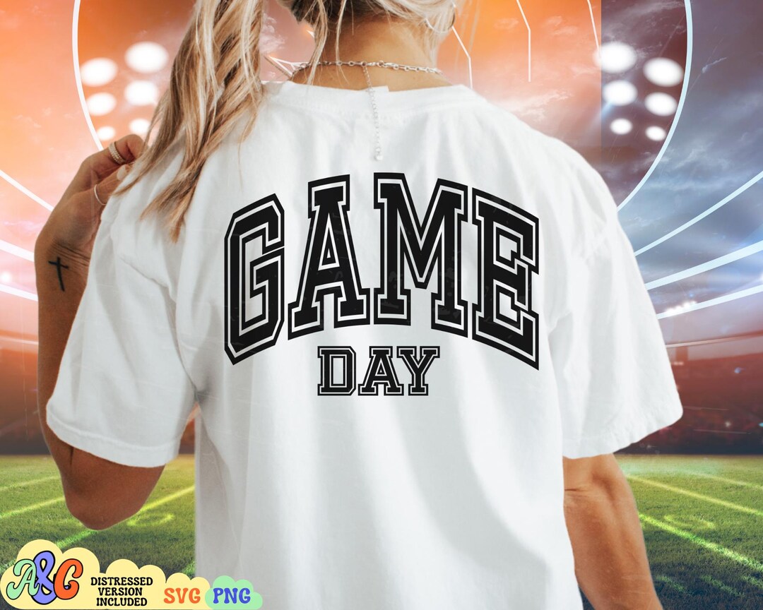Game Day SVG, Game Day PNG, Retro Game Day Sublimation Design, Game Day ...