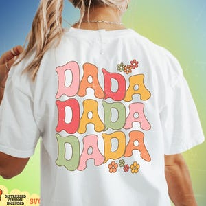 Dada Svg, Dada Png, Groovy Dada Svg, Retro Dada Sublimation Design ...