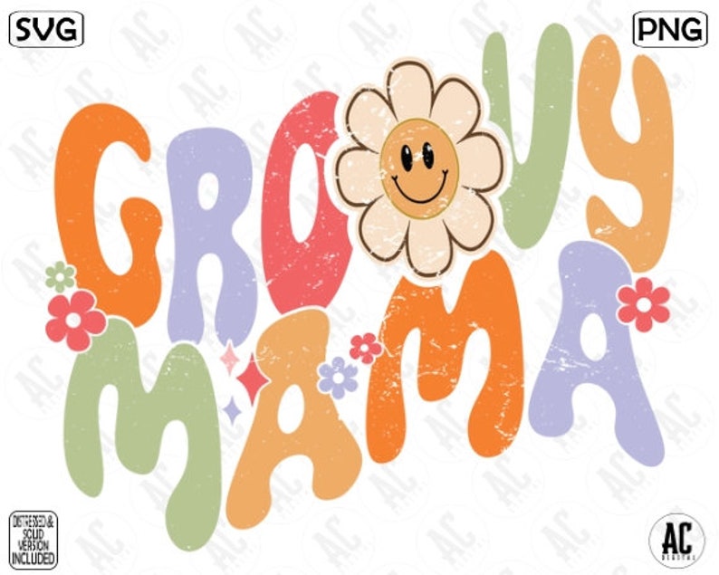 Groovy Mama Svg Groovy Mama Png 70s Mommy Boho Pregnancy - Etsy