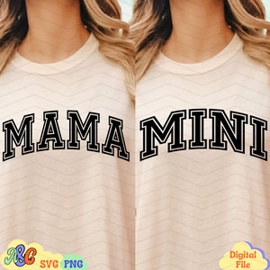 Mama and Mini Svg, Mama Svg, Mini Svg, Mama Png, Mini Png, Mama Mini ...