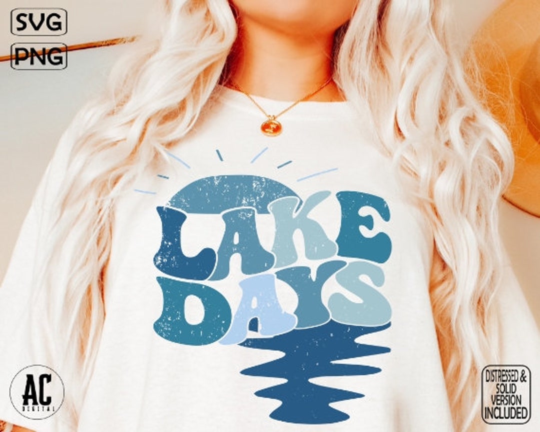 Retro Lake Days Png | Lake Days Svg | Lake Life Png | Lake Vibes Svg ...