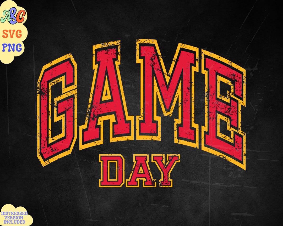 Game Day SVG, Game Day PNG, Retro Game Day Sublimation Design, Game Day ...