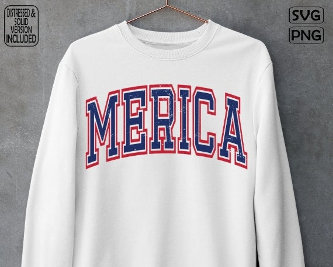 Merica Svg, Merica Png, Vintage Merica Svg, America Svg, Varsity ...