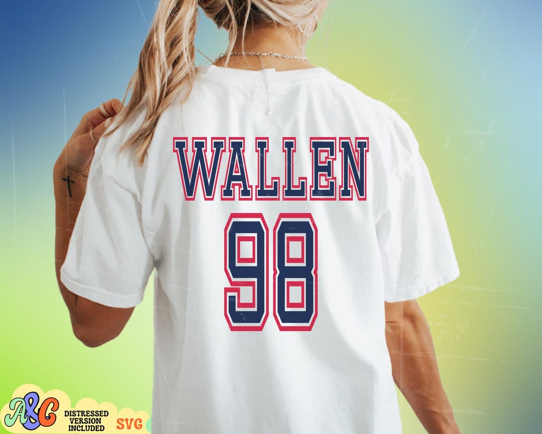 Wallen 98 Svg, Wallen Png, Braves Svg Cut File, Distressed Braves Png ...