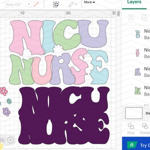 NICU Nurse Svg, Neonatal Intensive Care Unit Svg, Neonatal ICU Nurse ...