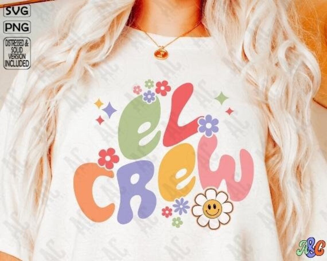 Retro Early Learners Crew Svg Groovy Early Learners Crew Png - Etsy