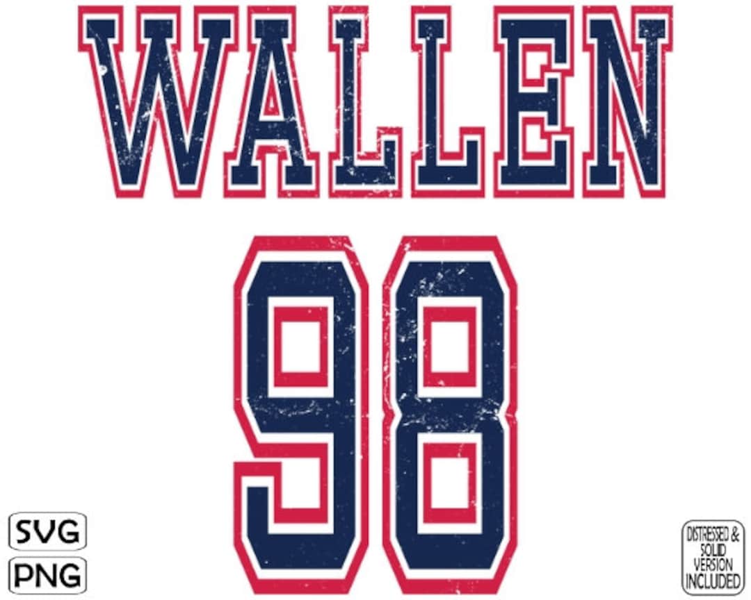 Wallen 98 Svg, Wallen Png, Braves Svg Cut File, Braves Angustiados Png ...