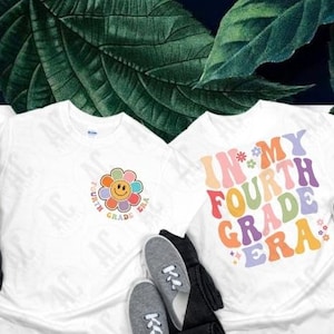 In My Fourth Grade Era Png, in My Fourth Grade Era Svg, Back to School ...