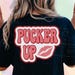 Pucker up Svg, Pucker up Png, Lips Svg, Valentines Svg, Retro Pucker up ...