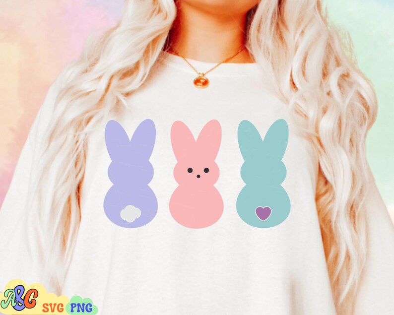 Easter Marshmallow Bunny Peep Svg, Marshmallow Peep, Chick Peep Chillin ...
