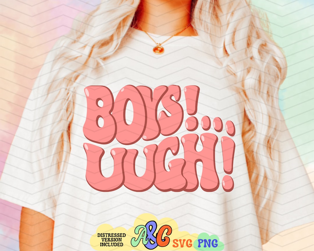 Boys Ugh Png Valentine Sublimation Designs, Ugh Boys, Groovy Funny ...