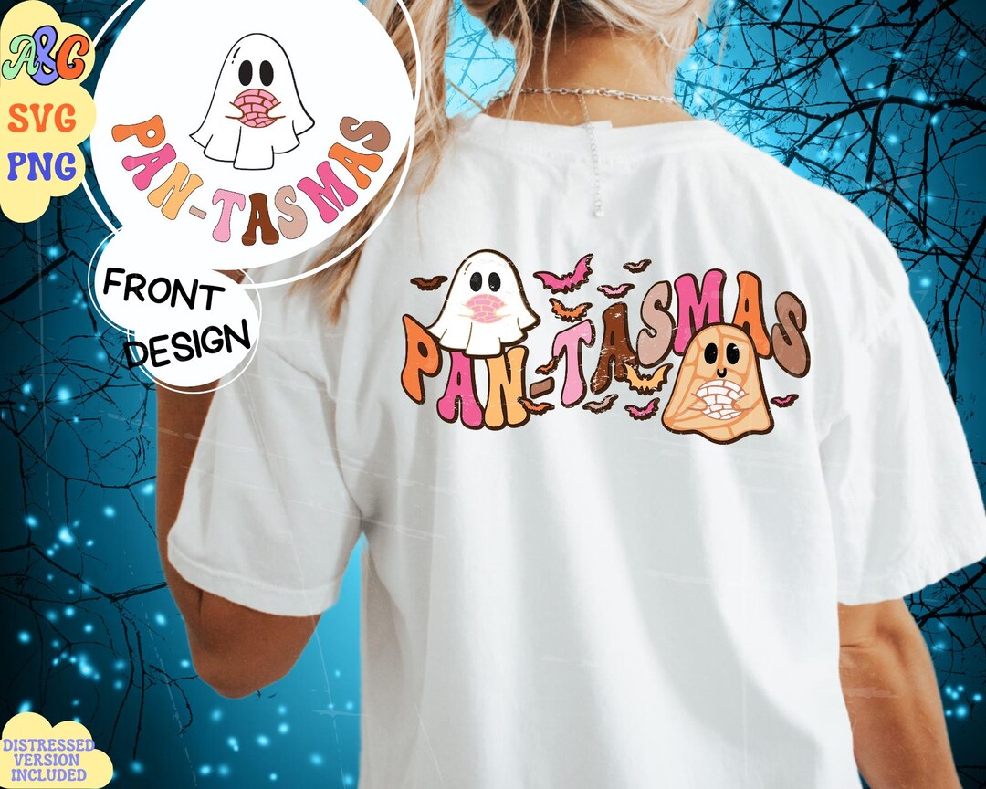 Pantasmas Png, Mexican Ghost Png Svg Bundle, Mexican Conchas Ghost ...