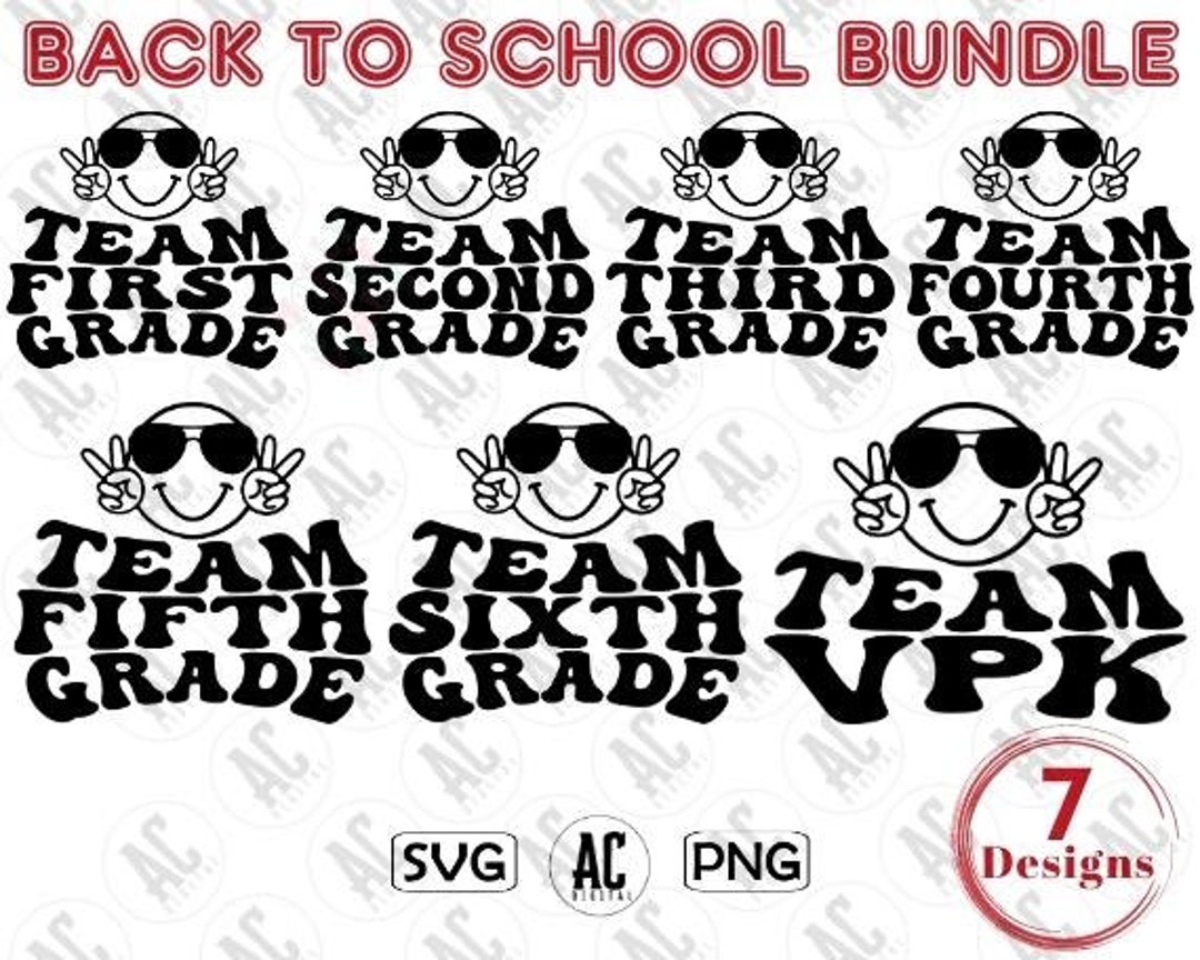 Back to School Svg Bundle, Teacher Svg, Groovy Teacher Png, First Day ...