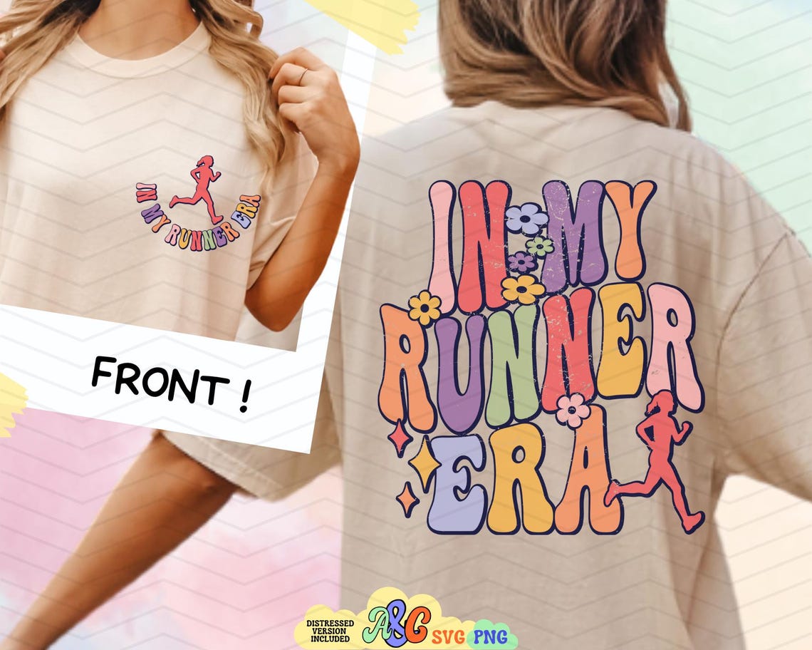 In meinem Runner Era SVG Bundle, Laufende Era SVG, Lustige Silhouette ...