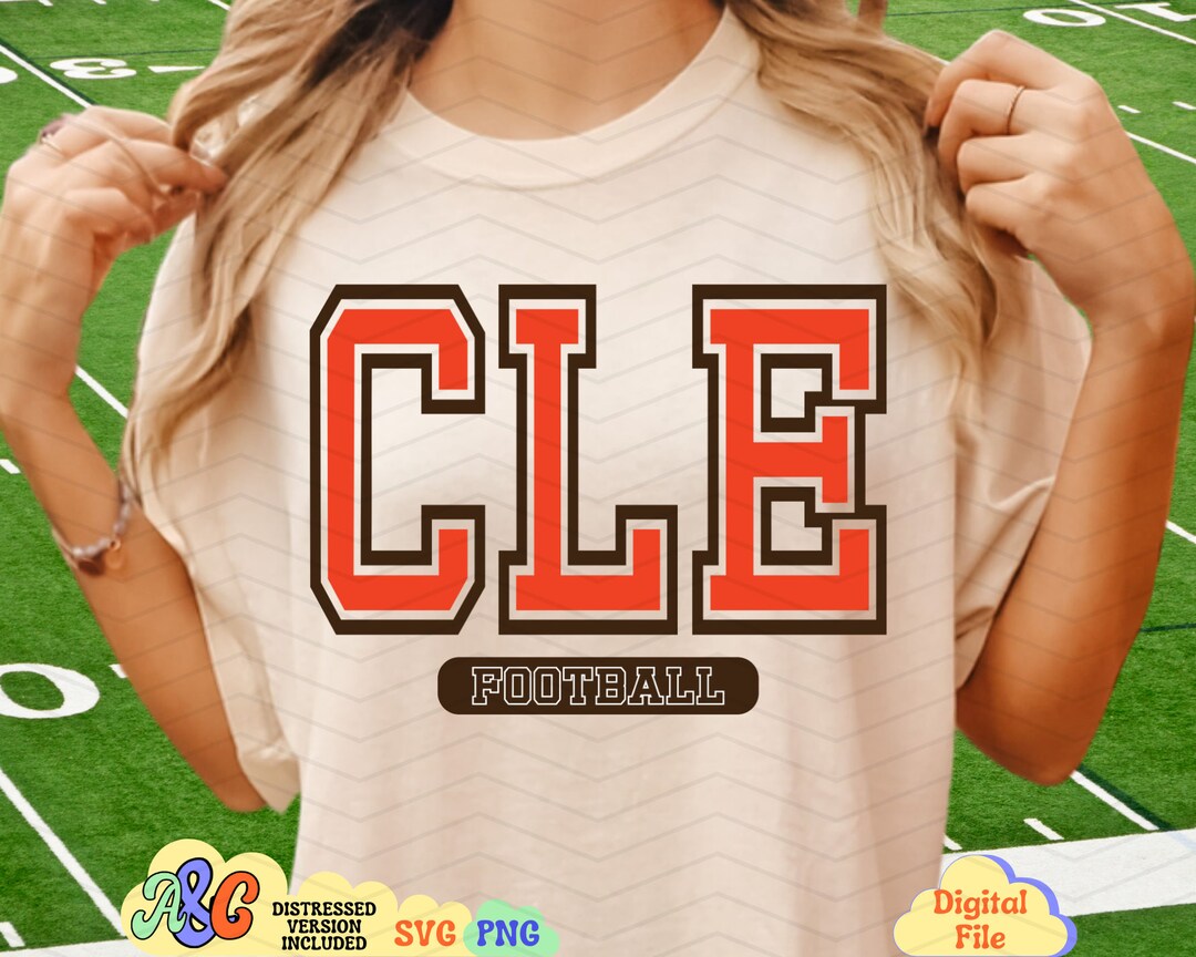 CLE Football Svg, CLE Football Png, Airport Code Svg Png, Airport Tag ...