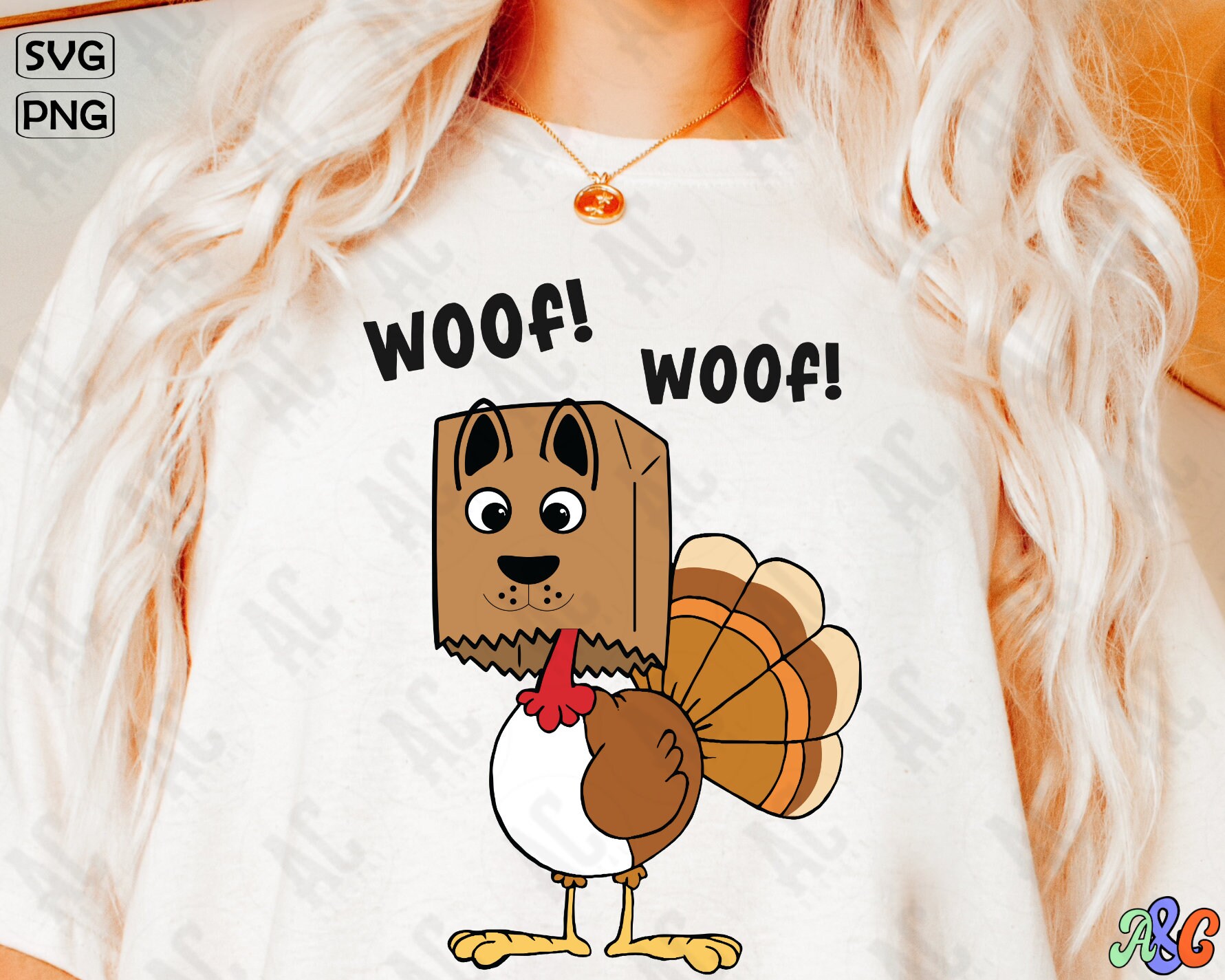 Funny Turkey Dog Thanksgiving Png, Woof Turkey SVG, Dog Turkey PNG ...
