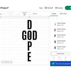 God is Dope Svg Cut File, Church Shirt Print, Instant Download Faith ...