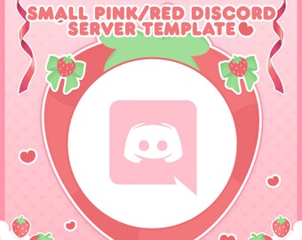 Red Discord Server Template - Etsy