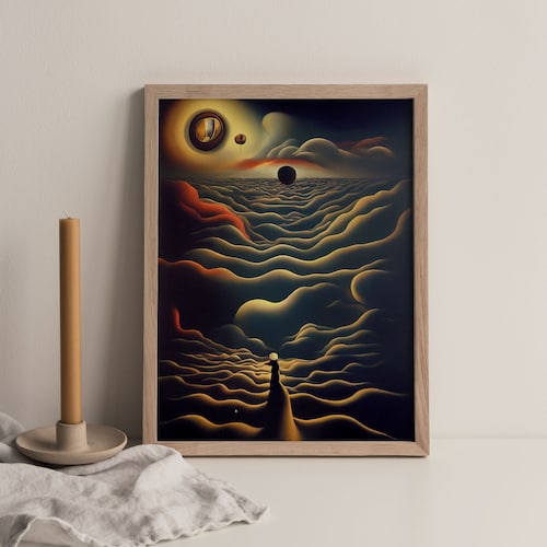 Surreal Art Poster Surrealism Art Wall Decor Digital Wall - Etsy