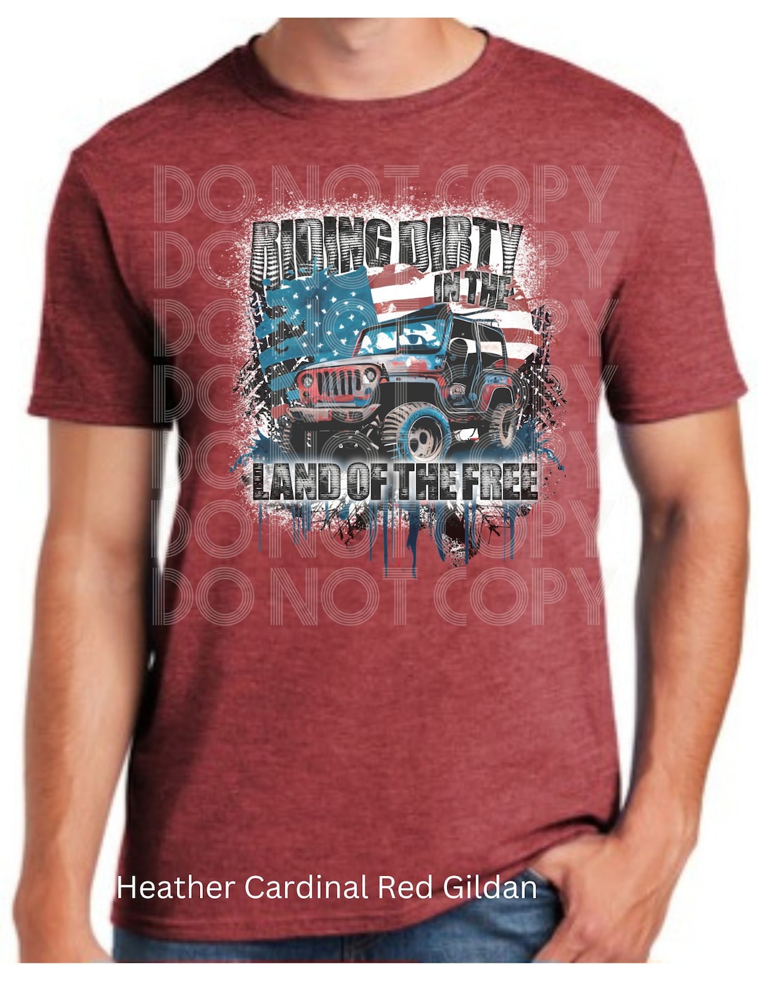 American Flag off Road Jeep Tee Shirt, Jamboree Apparel, 4th of July ...