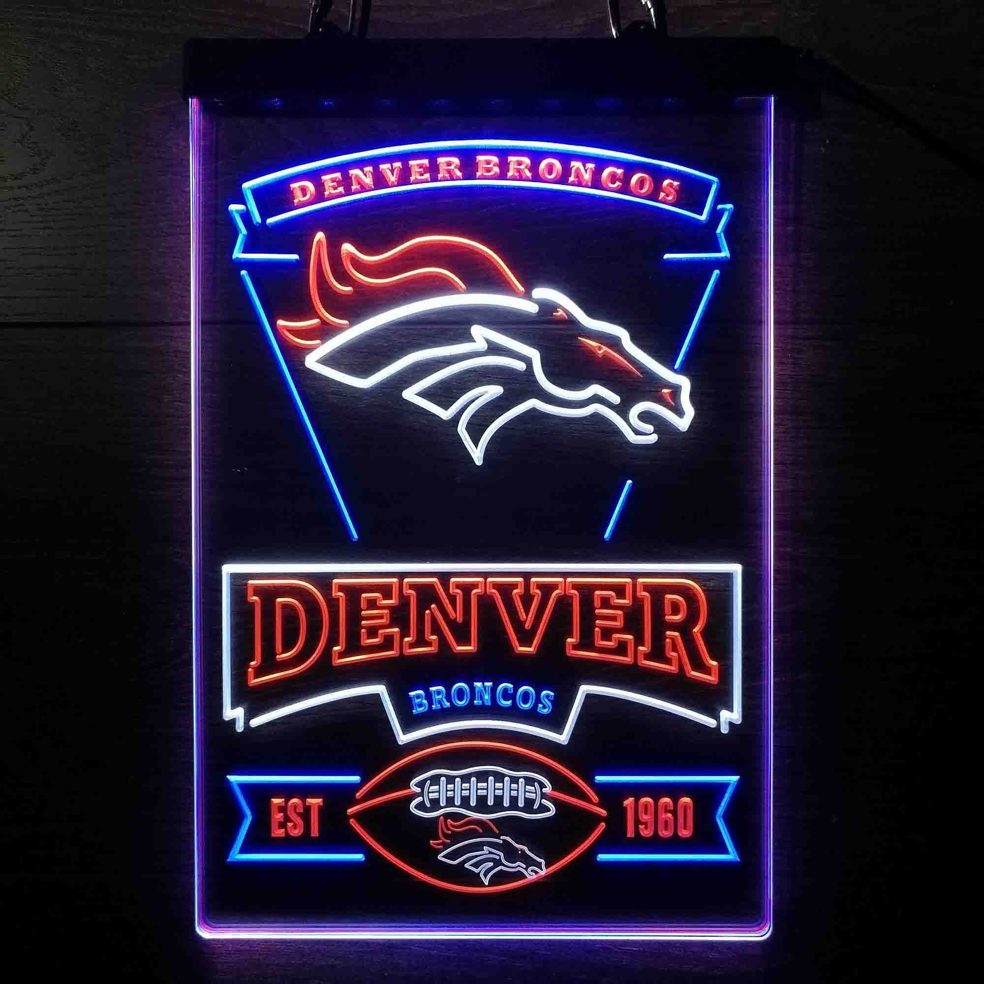 Broncos Led Sign