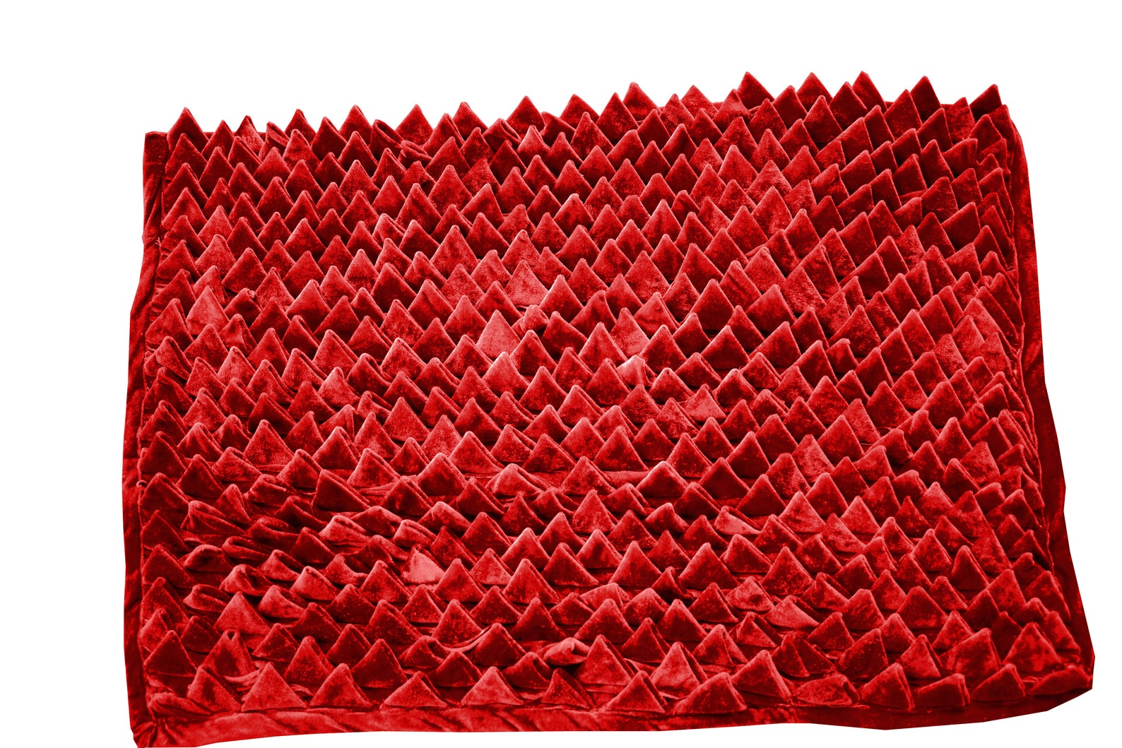 Deep Red Velvet Floor Mats Natural Anti-slip Doormat - Etsy