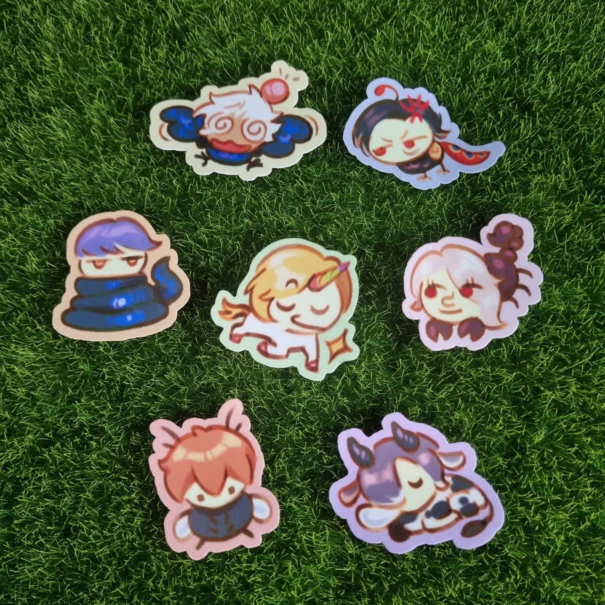 Tiny Obey Me Shall We Date Sticker Set Glossy/rainbow Waterproof ...