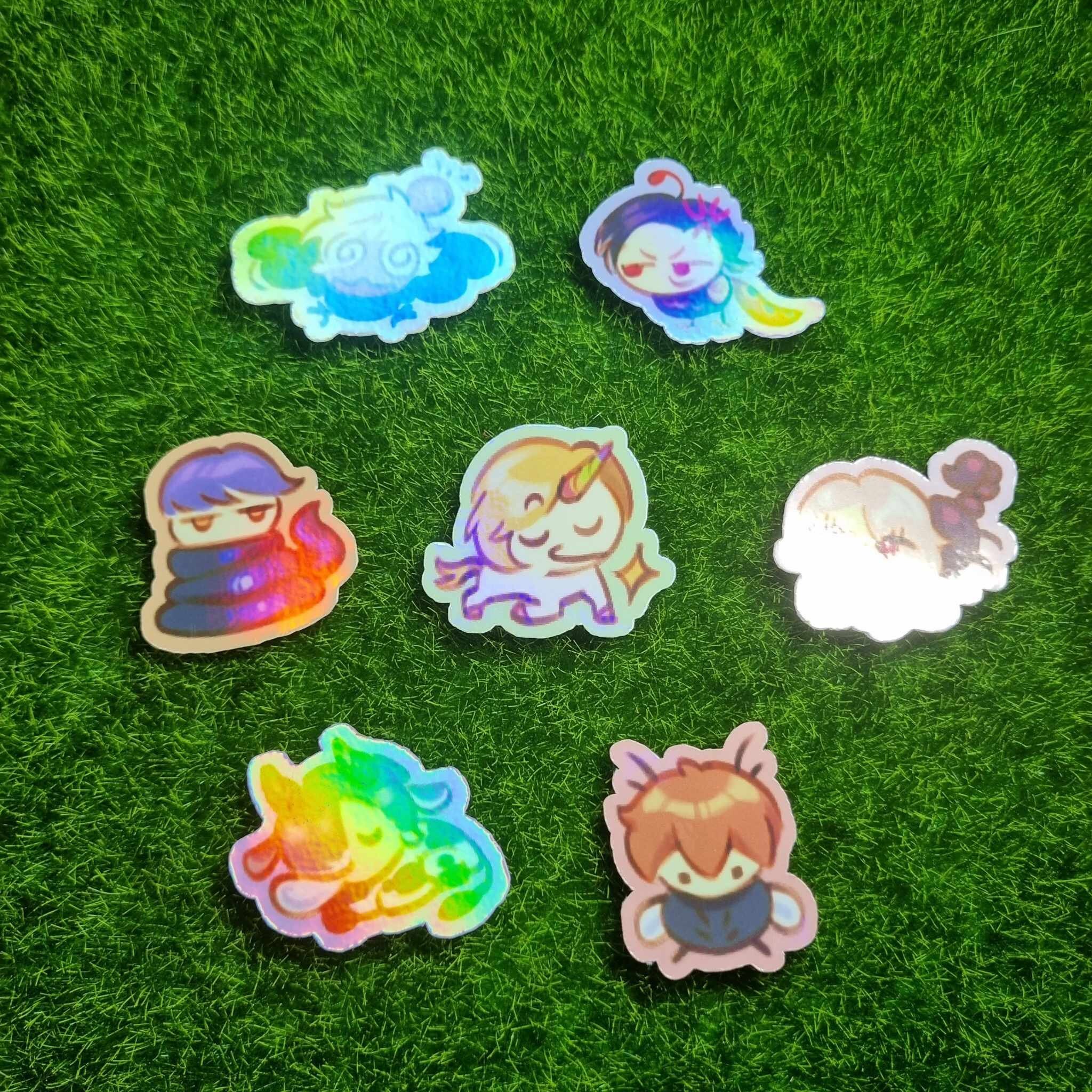 Tiny Obey Me Shall We Date Sticker Set Glossy/rainbow Waterproof ...