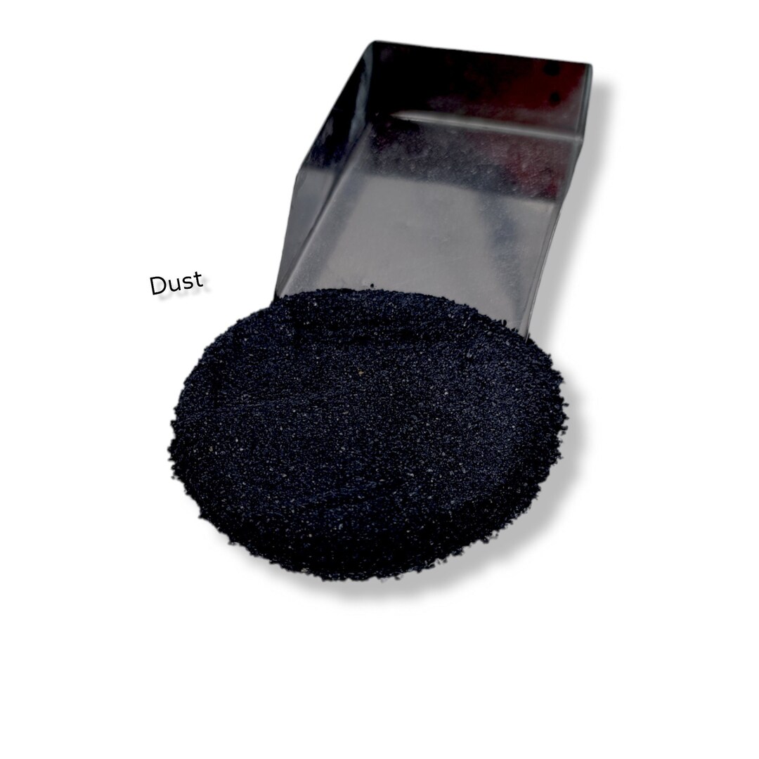 Crushed Natural Black Tourmaline Gemstone Dust Powder Wholesale Powder ...
