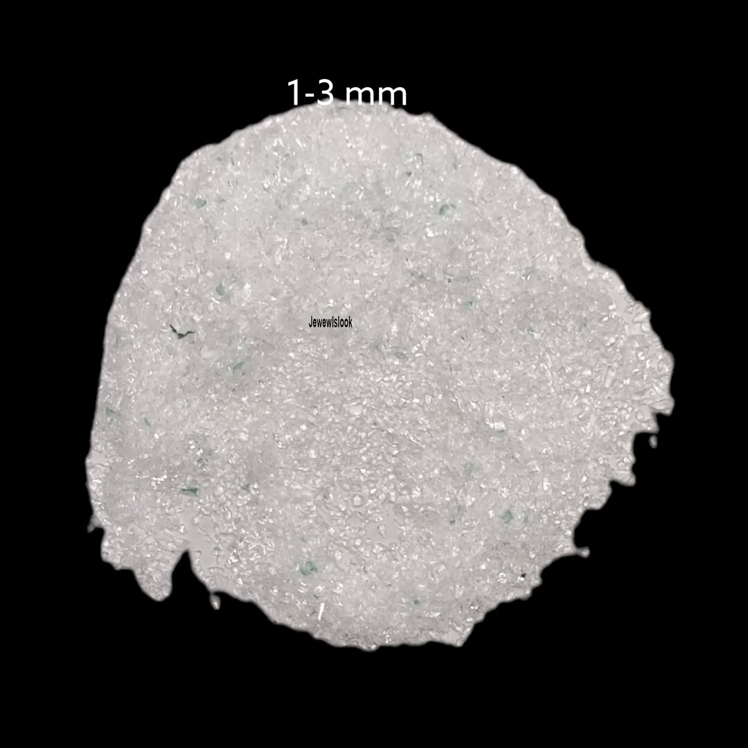 Crushed Crystal Hydro Quartz Gemstone Coarse 1-3 MM Crystal Hydro ...