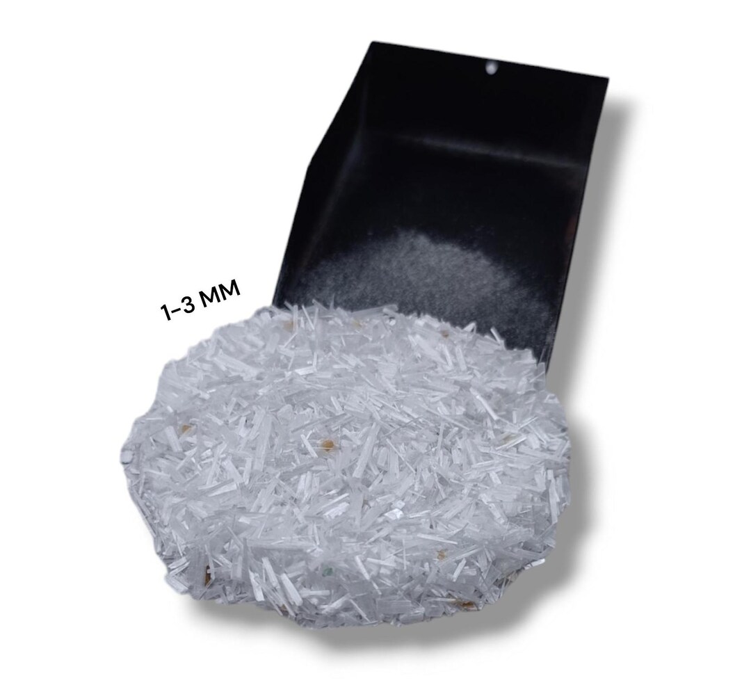 Crushed Selenite Coarse Gemstone Powder 1-3 MM Perfect for Inlay Powder ...
