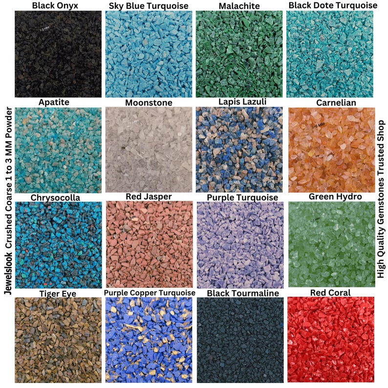 Crushed Stone Coarse Powder 75+ Healing Stone Powder Crushed 1-3 MM ...