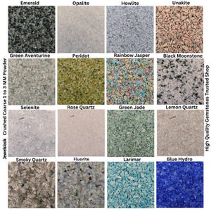 Crushed Stone Coarse Powder 75+ Healing Stone Powder Crushed 1-3 MM ...
