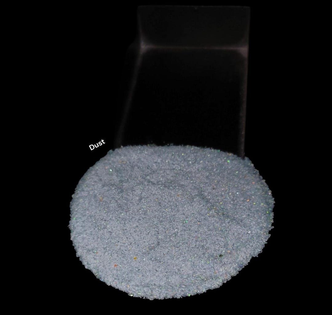 Crushed Black Opal Gemstone Dust Powder Sparkling Fire Effect Black Ice ...