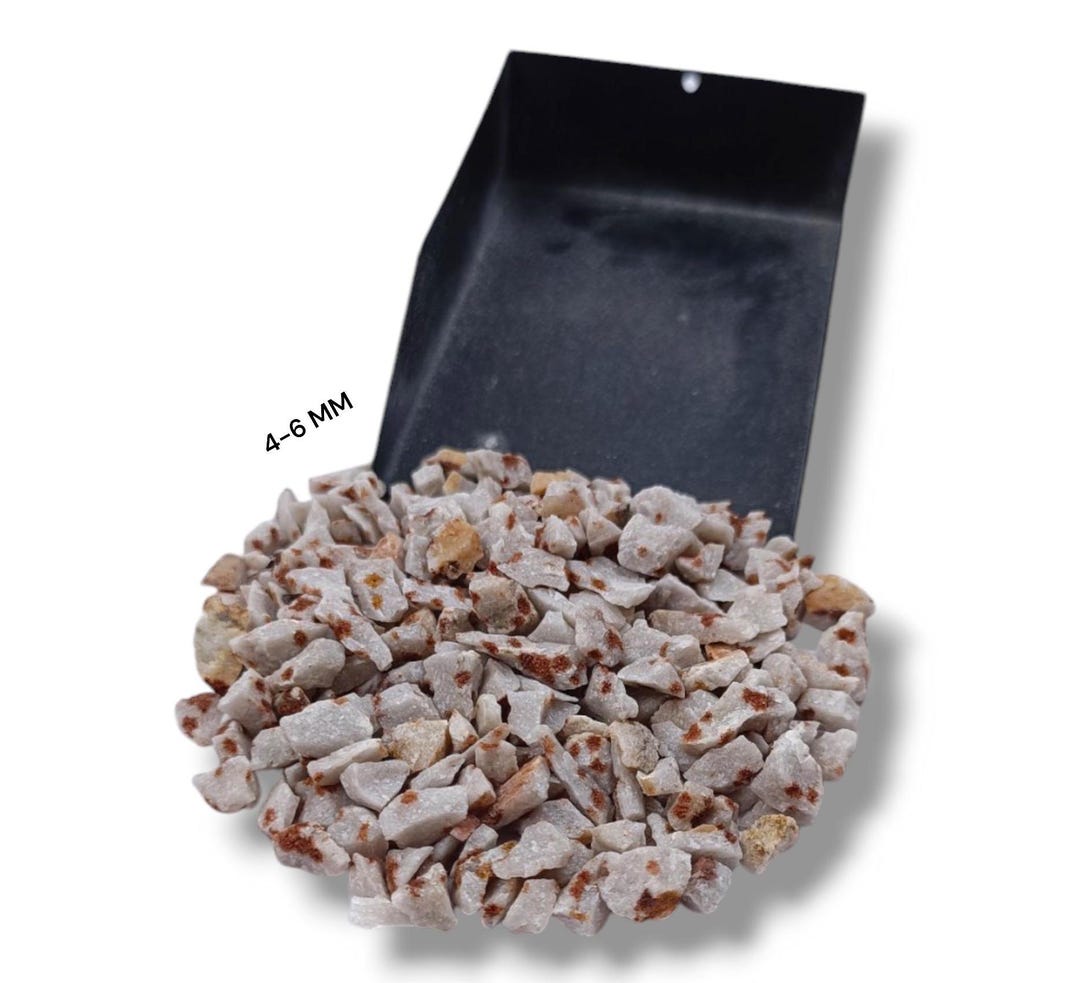 Crushed Natural Dragon Fruit Jasper Coarse Gemstone Powder 4-6 MM ...