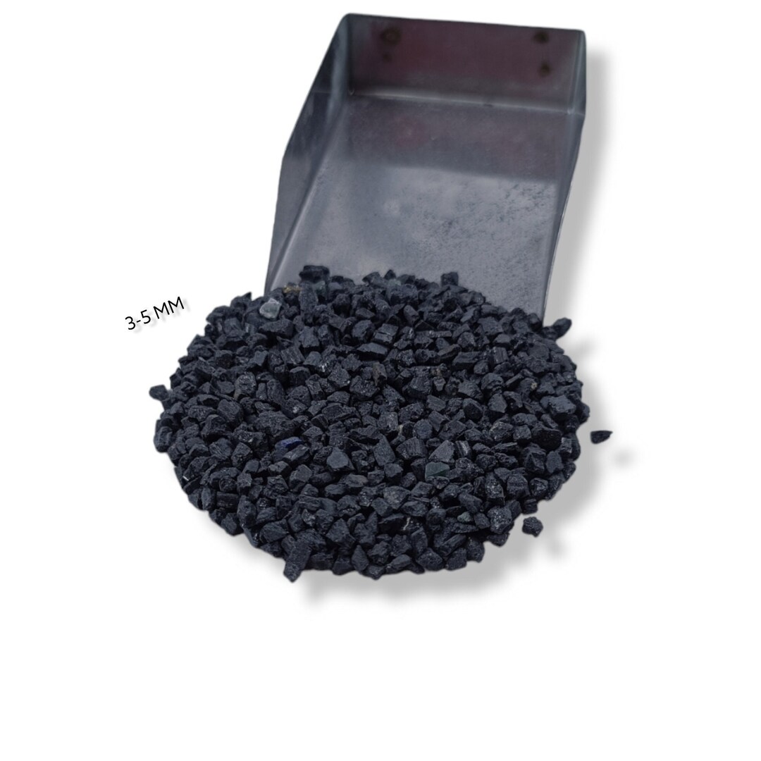 Crushed Natural Black Tourmaline Gemstone Coarse 3-5 MM Wholesale ...