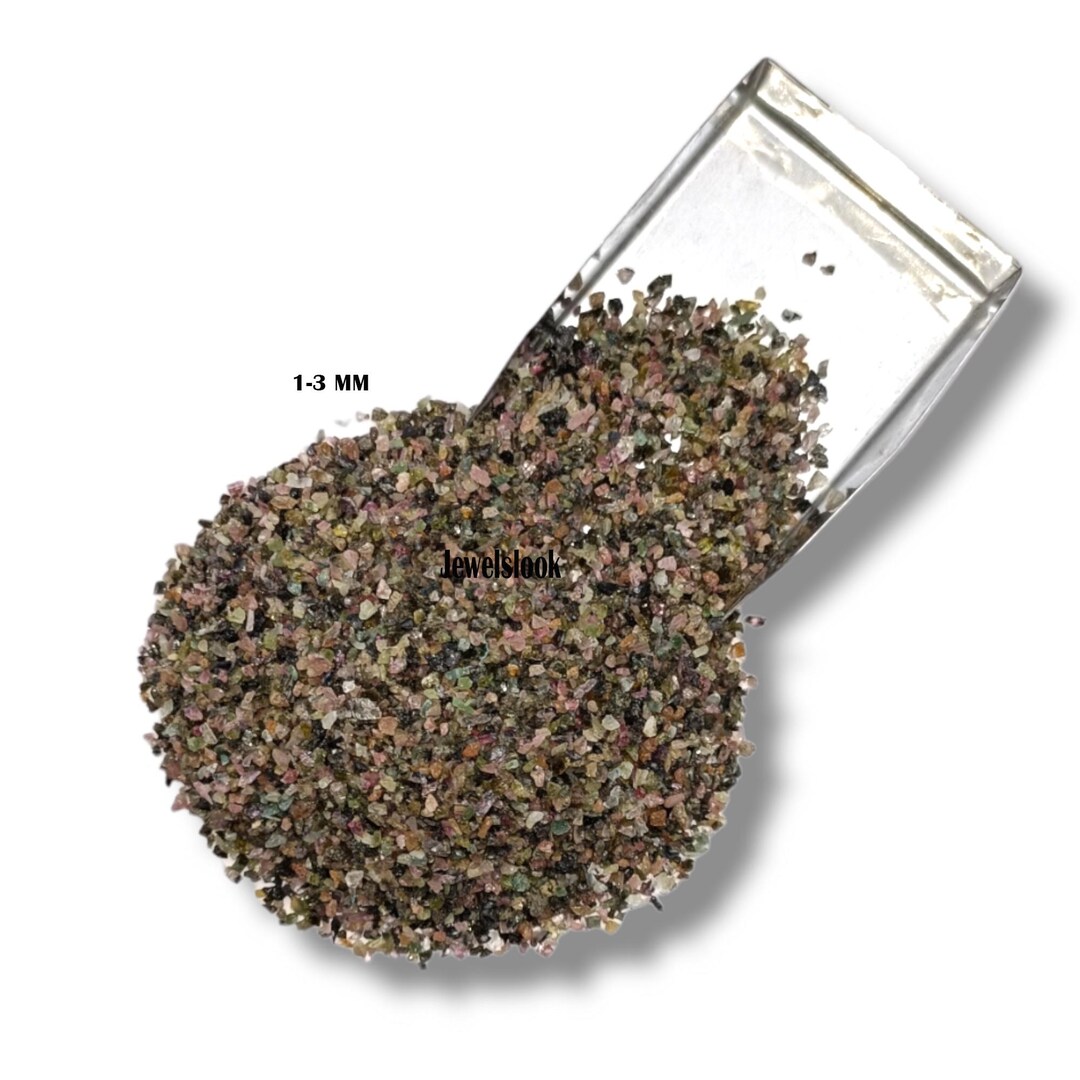 Crushed African Tourmaline 1-3 MM for Stone Inlay Gemstone Sand for ...