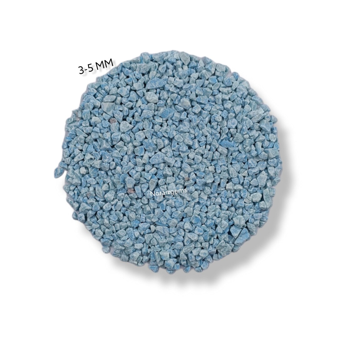Crushed Larimar Gemstone Coarse 3 to 5 MM Larimar Sand for Making ...