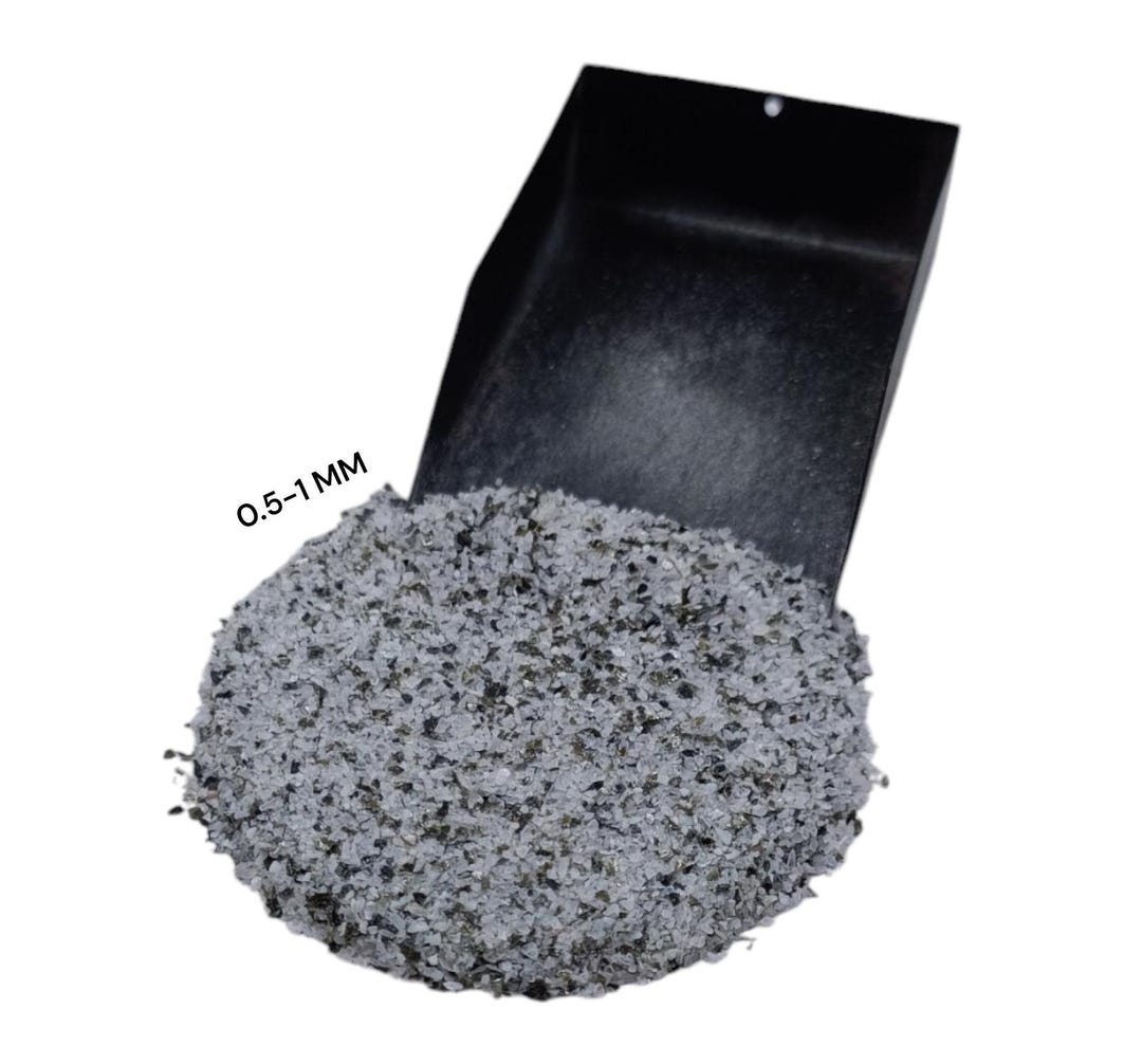 Crushed Black Moonstone Coarse Gemstone Powder 0.5-1 MM Perfect Inlay ...