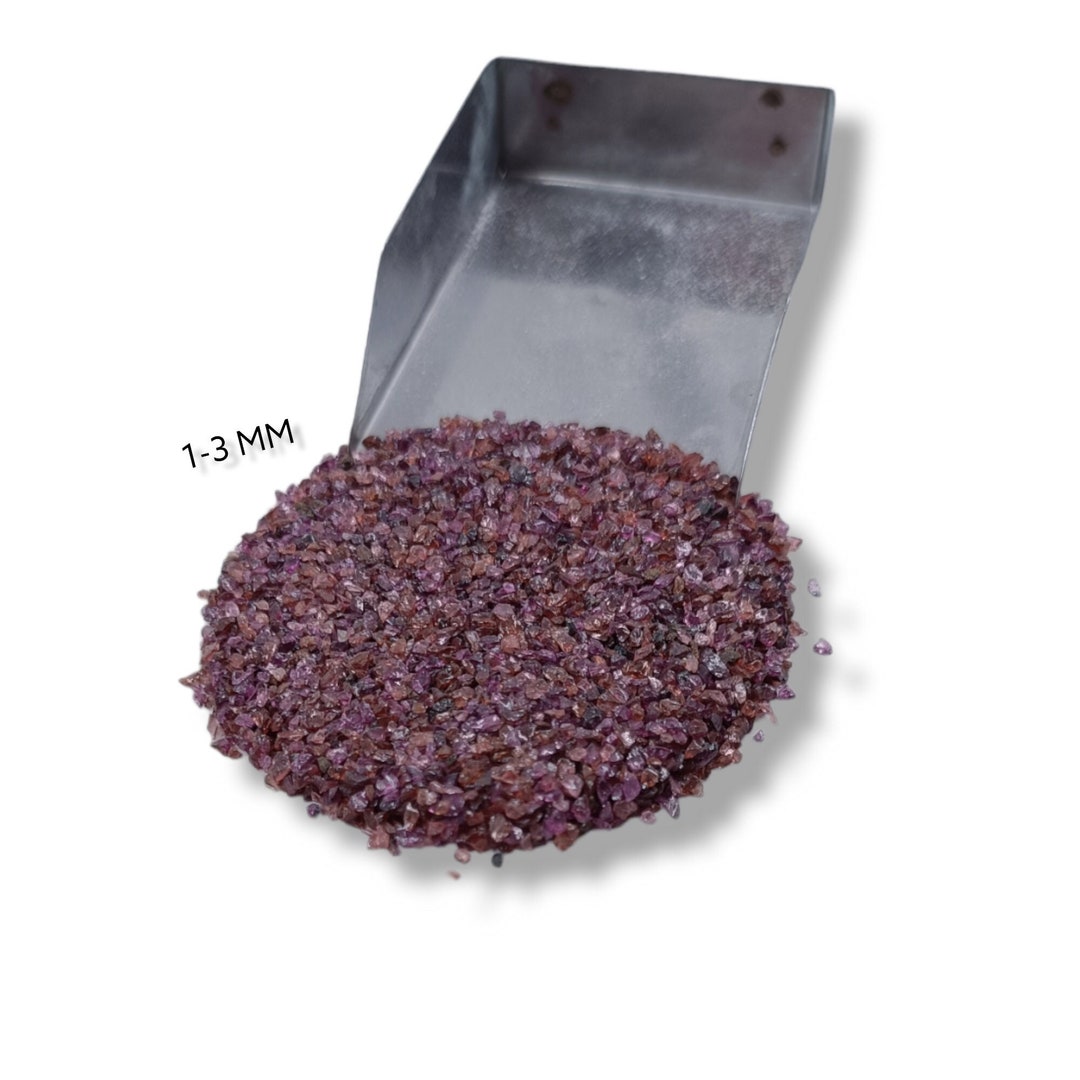 Crushed Natural Red Garnet Gemstone Coarse 1-3 MM Wholesale Powder ...