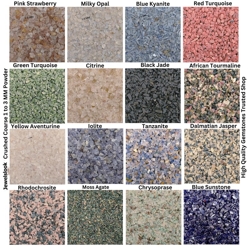 Crushed Stone Coarse Powder 75+ Healing Stone Powder Crushed 1-3 MM ...