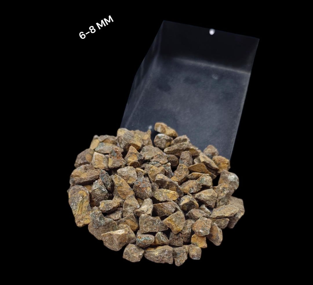 Crushed Natural Fruit Jasper Coarse Gemstone Powder 6-8 MM Wholesale ...