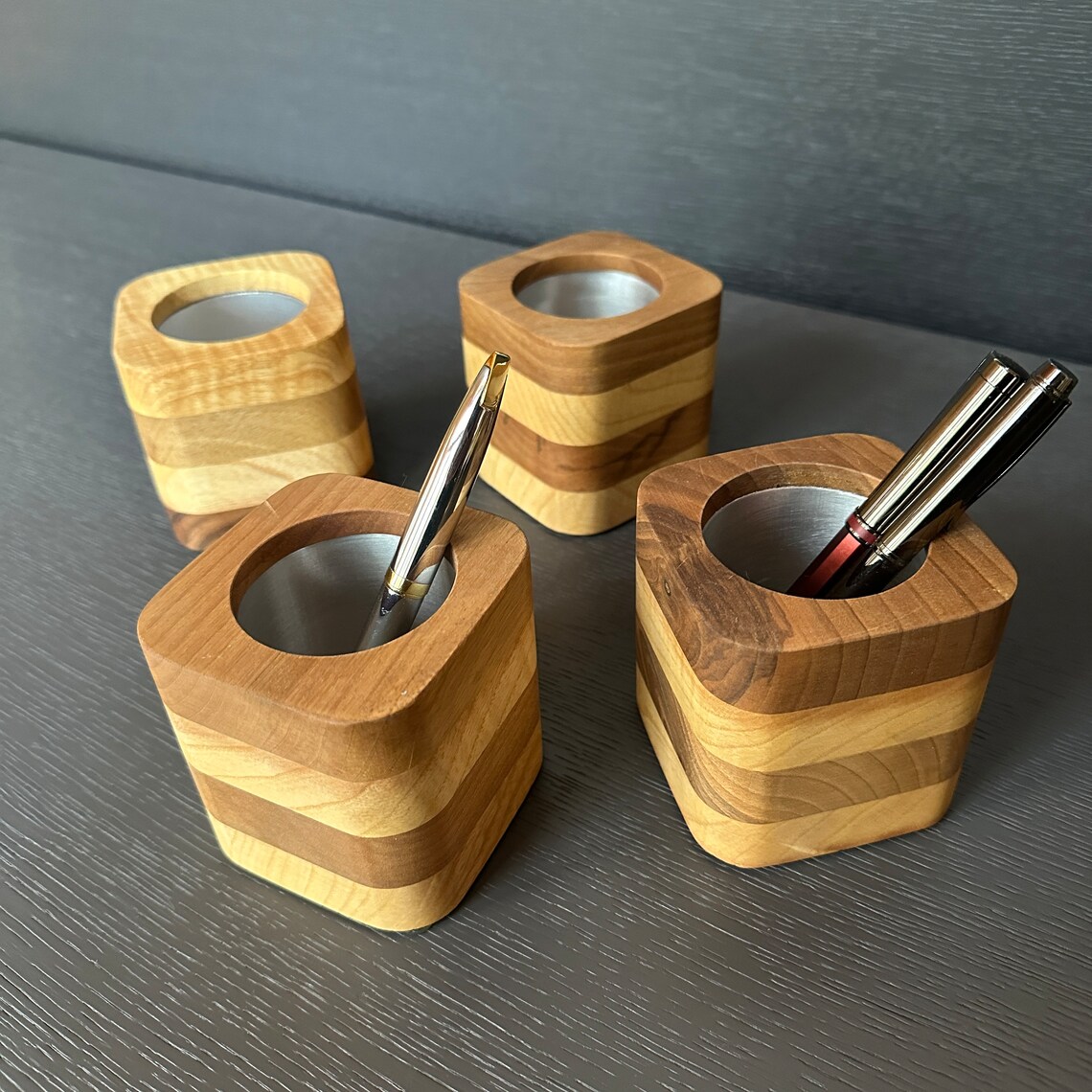 Mini Wooden Organizer Handmade Wooden Mini Organizernatural - Etsy